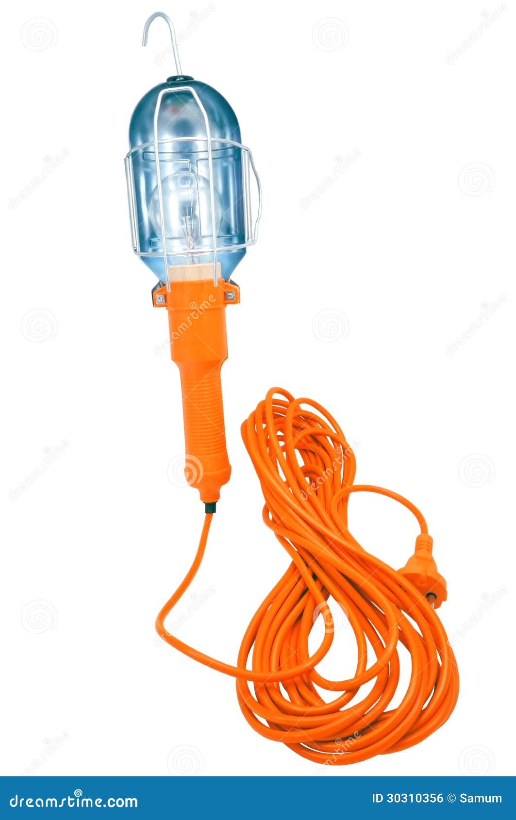 Mechanic s work lamp stock photo. Image of inspection - 30310356