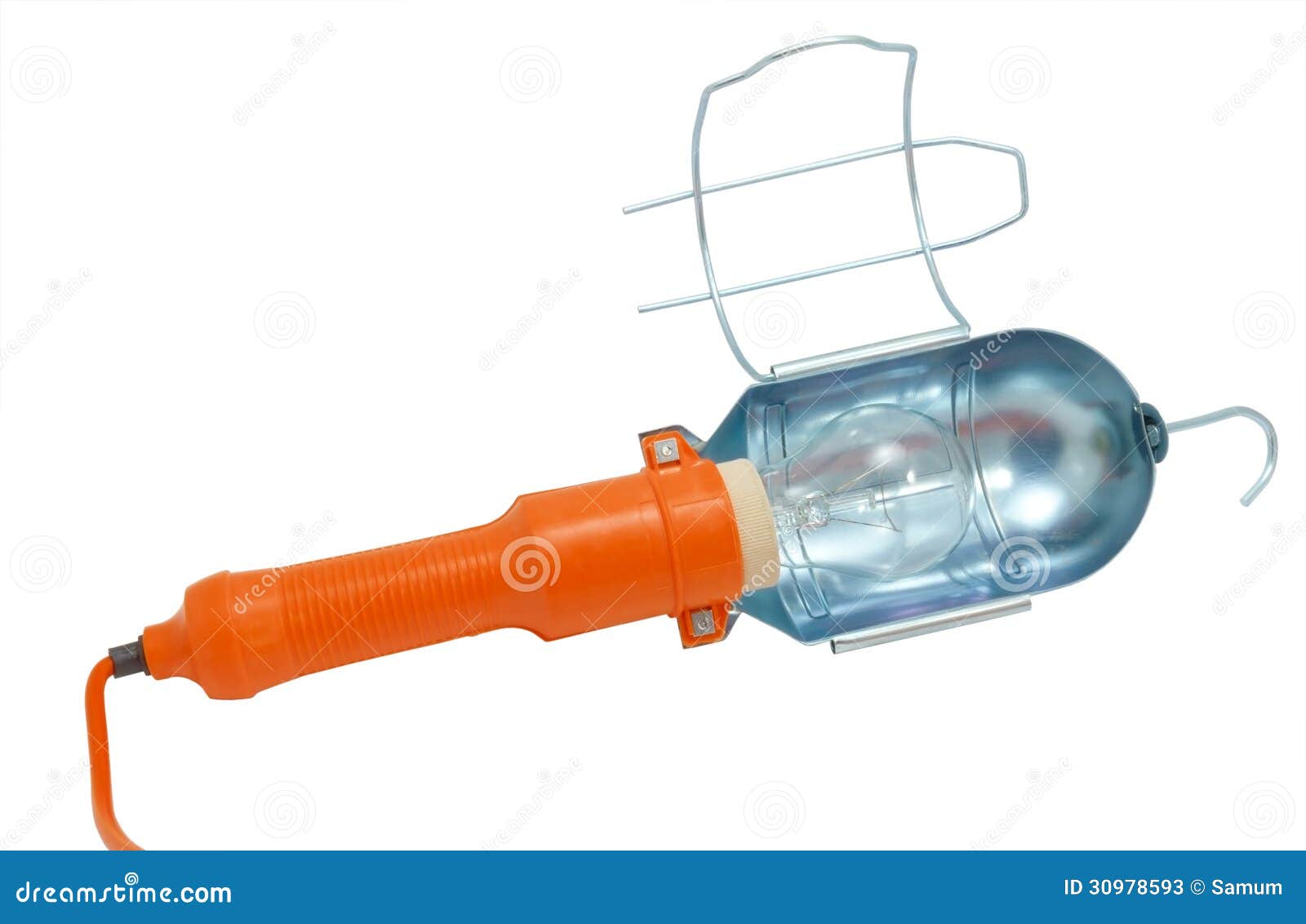 Mechanic s work lamp stock image. Image of garage, bulb - 30978593