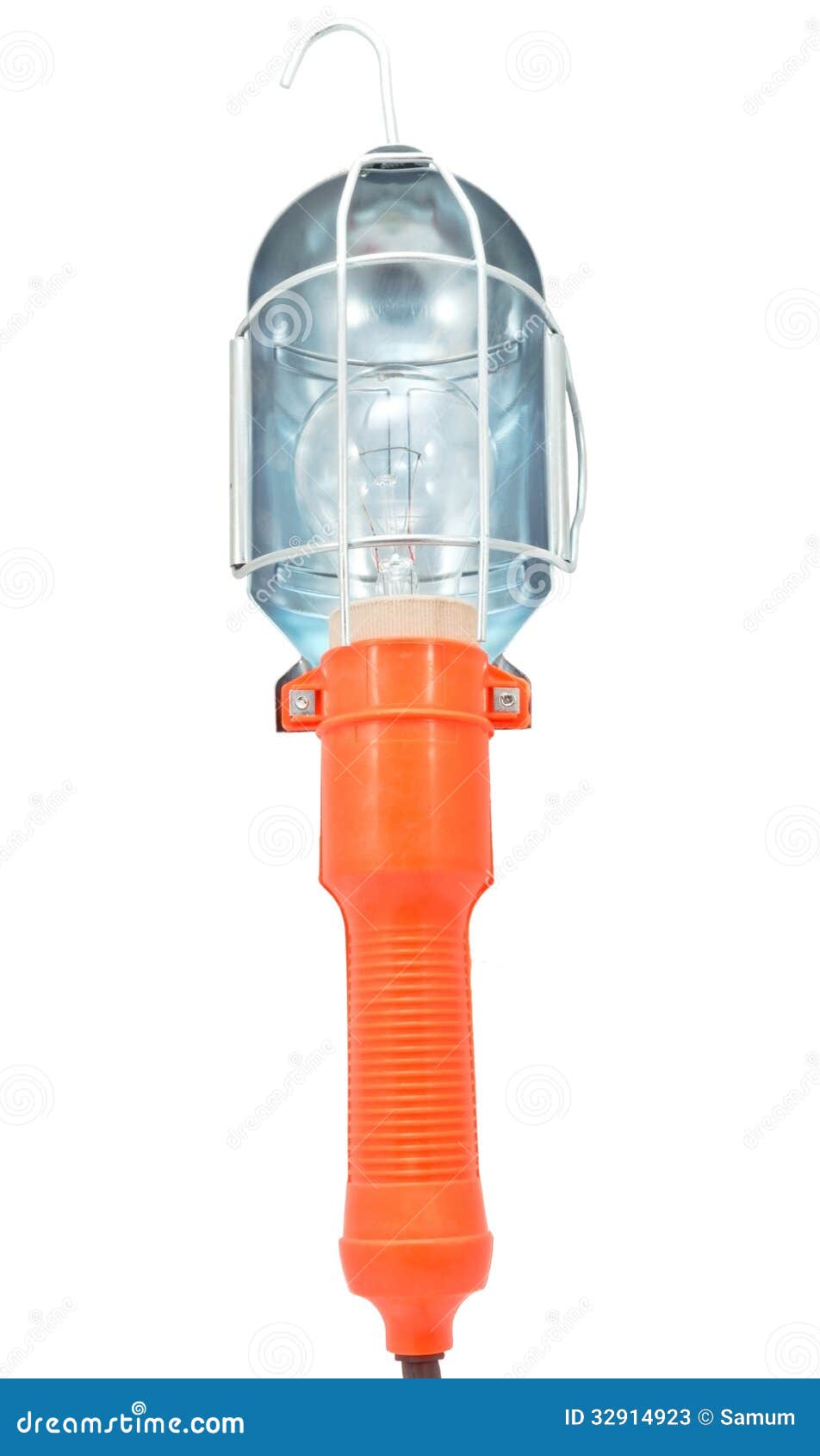Mechanic s work lamp stock image. Image of auto, maintenance - 32914923