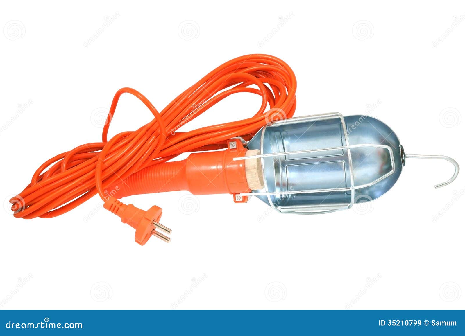 Mechanic s work lamp stock image. Image of inspection - 35210799
