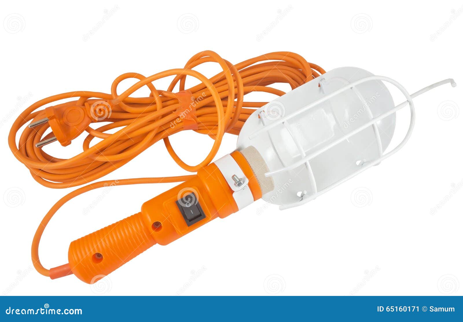 Mechanic s work lamp stock image. Image of electrical - 65160171