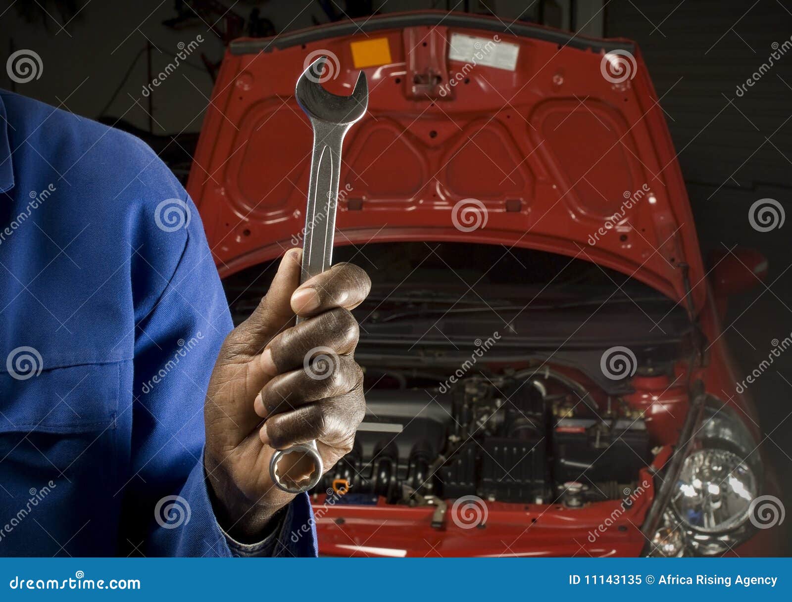 Mechanic servicing car stock image. Image of maintain - 11143135