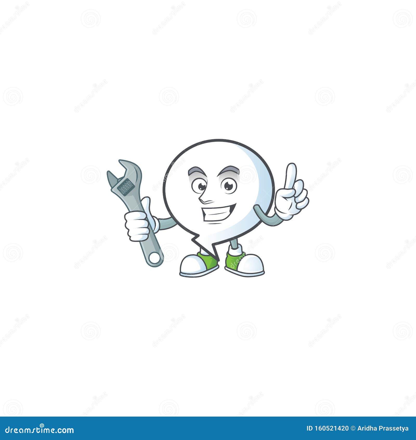 Mechanic Shape Circle Bubble for Text Icon. Stock Vector - Illustration ...