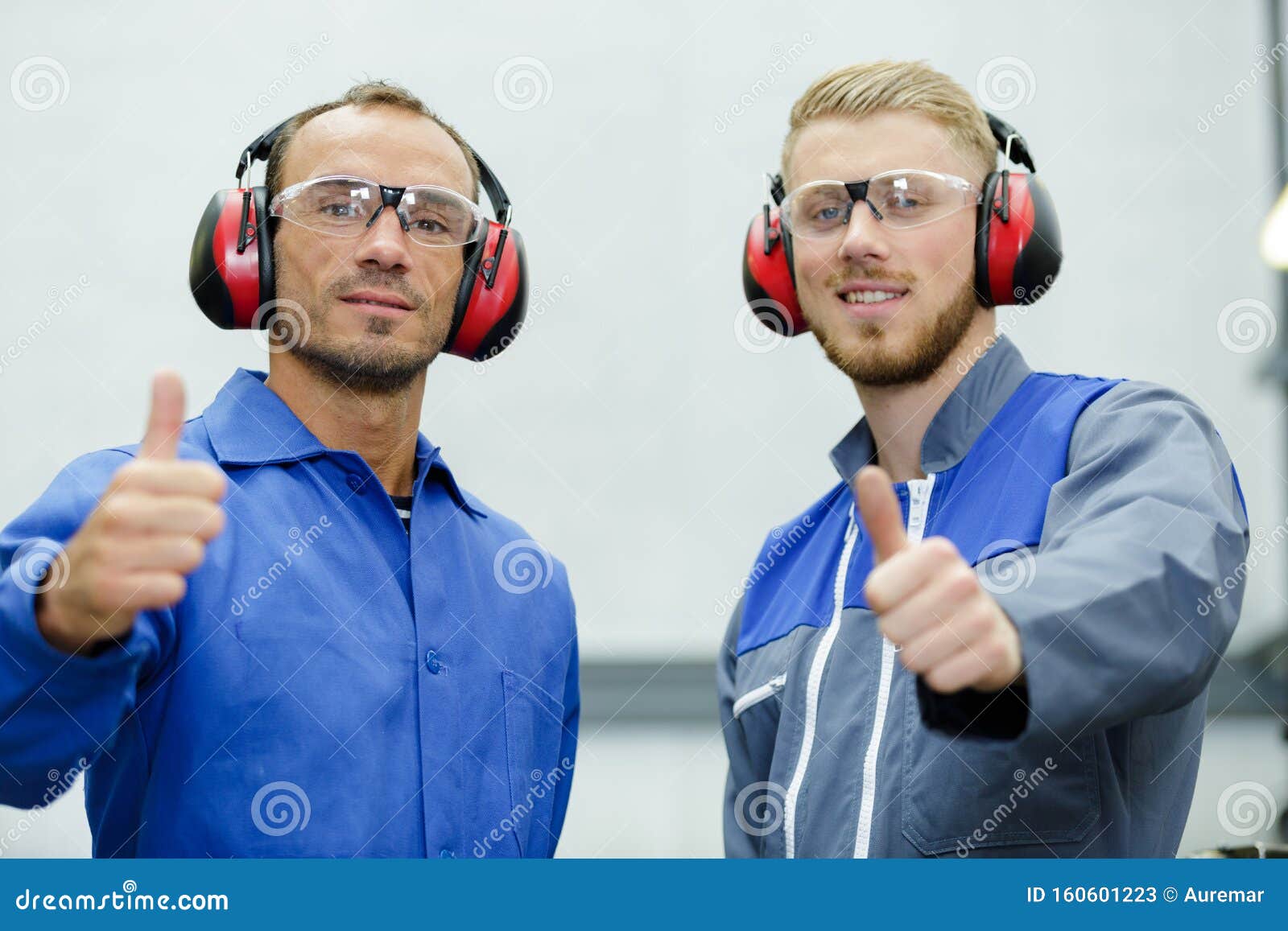 Mechanic Showing Two Thumbs Up Stock Image - Image of gesture ...