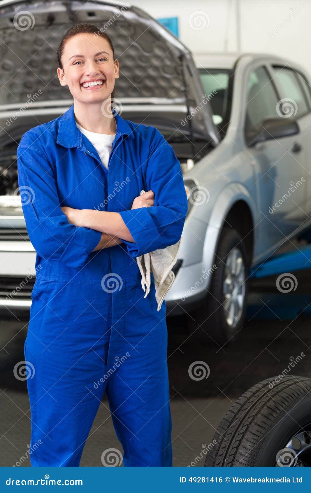 Mechanic Smiling at the Camera Stock Photo - Image of expertise ...