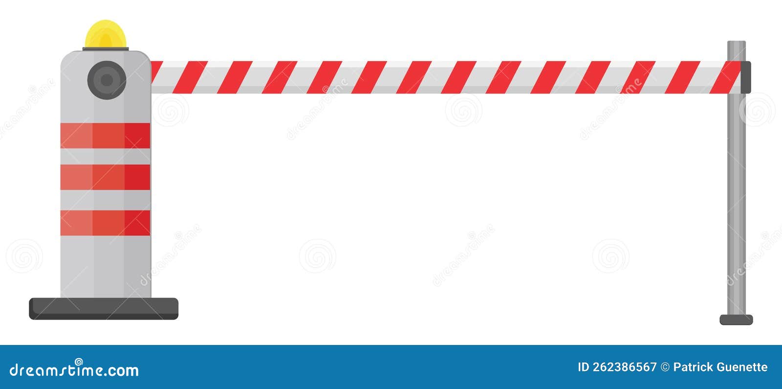 Mechanic Stop Barrier, Icon Stock Vector - Illustration of barricade ...
