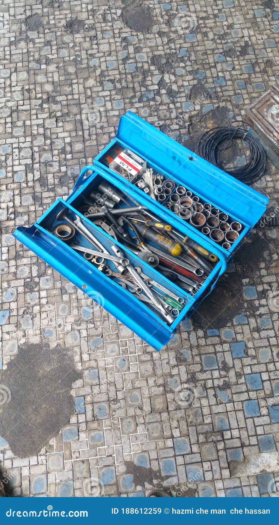 Mechanic Tool Box for Foremen on the Floor Editorial Stock Image ...