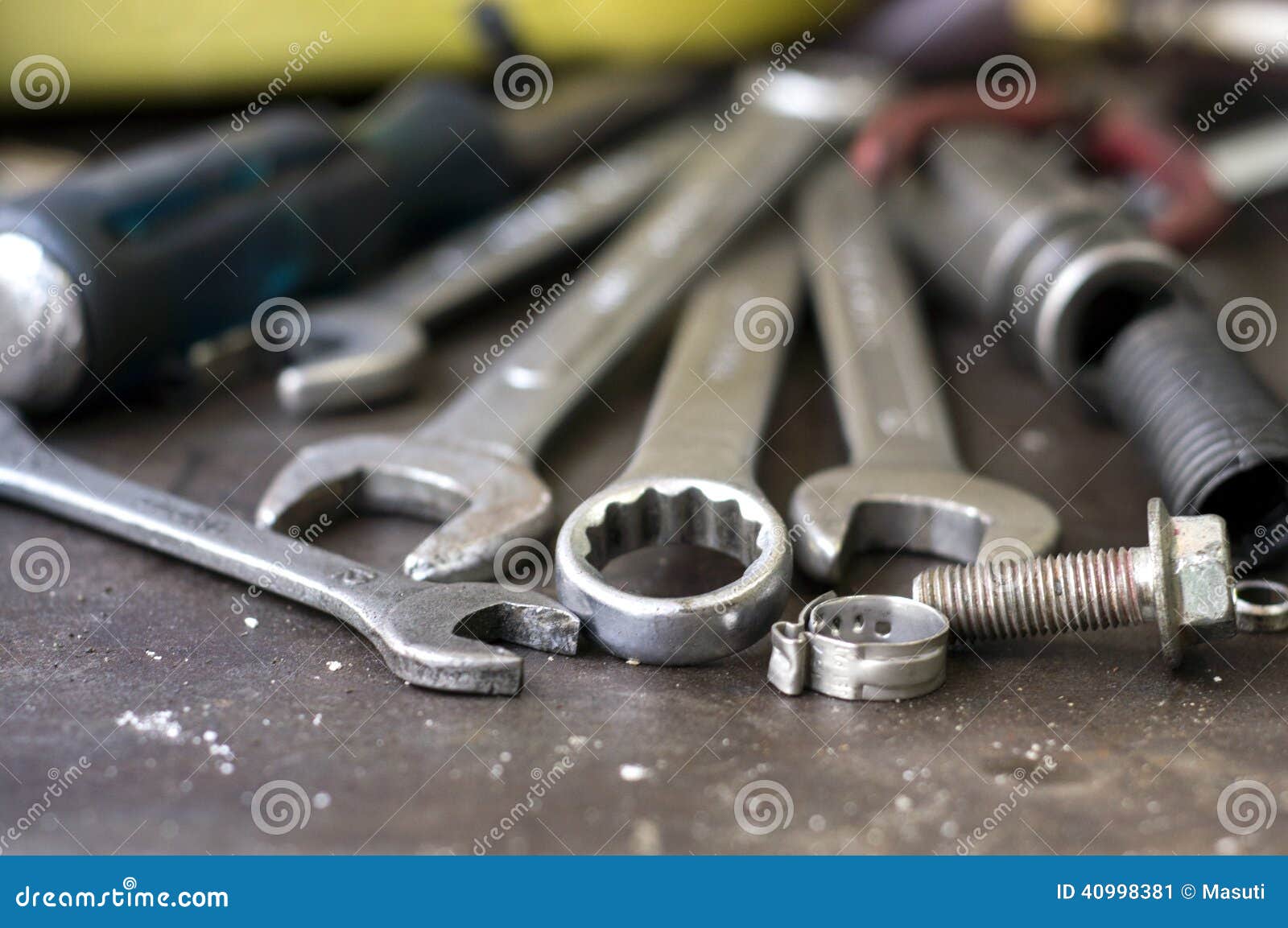 Mechanic Tools stock image. Image of silver, industrial - 40998381