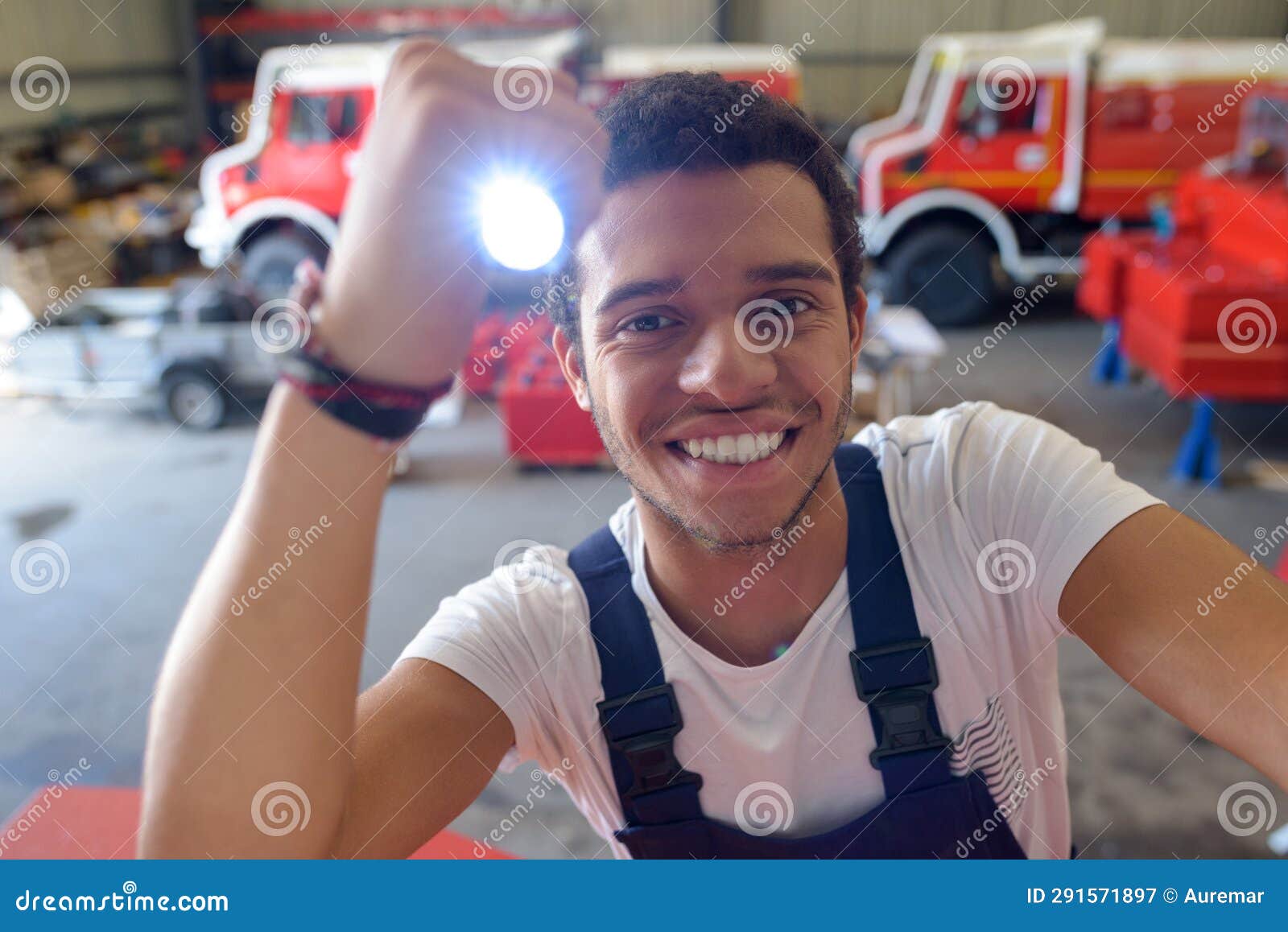 Mechanic Using Torch To Repair Car Stock Image - Image of light ...
