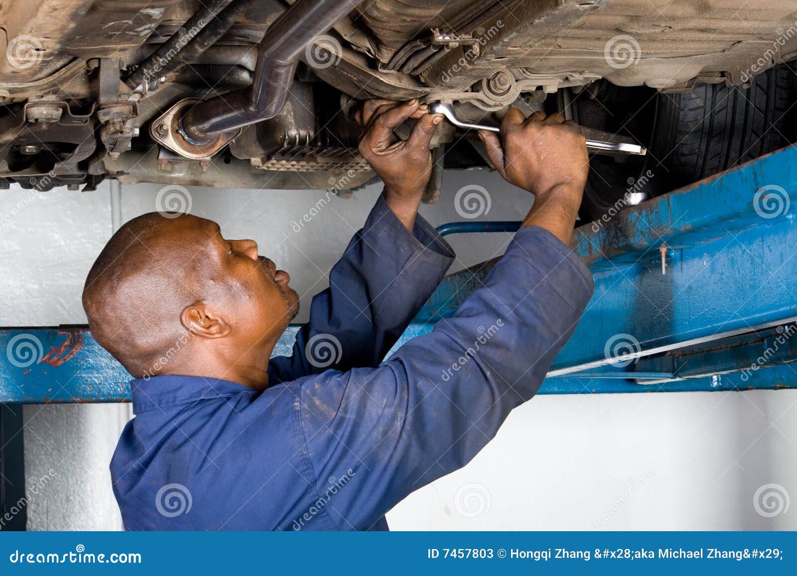 Mechanic at work stock image. Image of mechanic, poor - 7457803