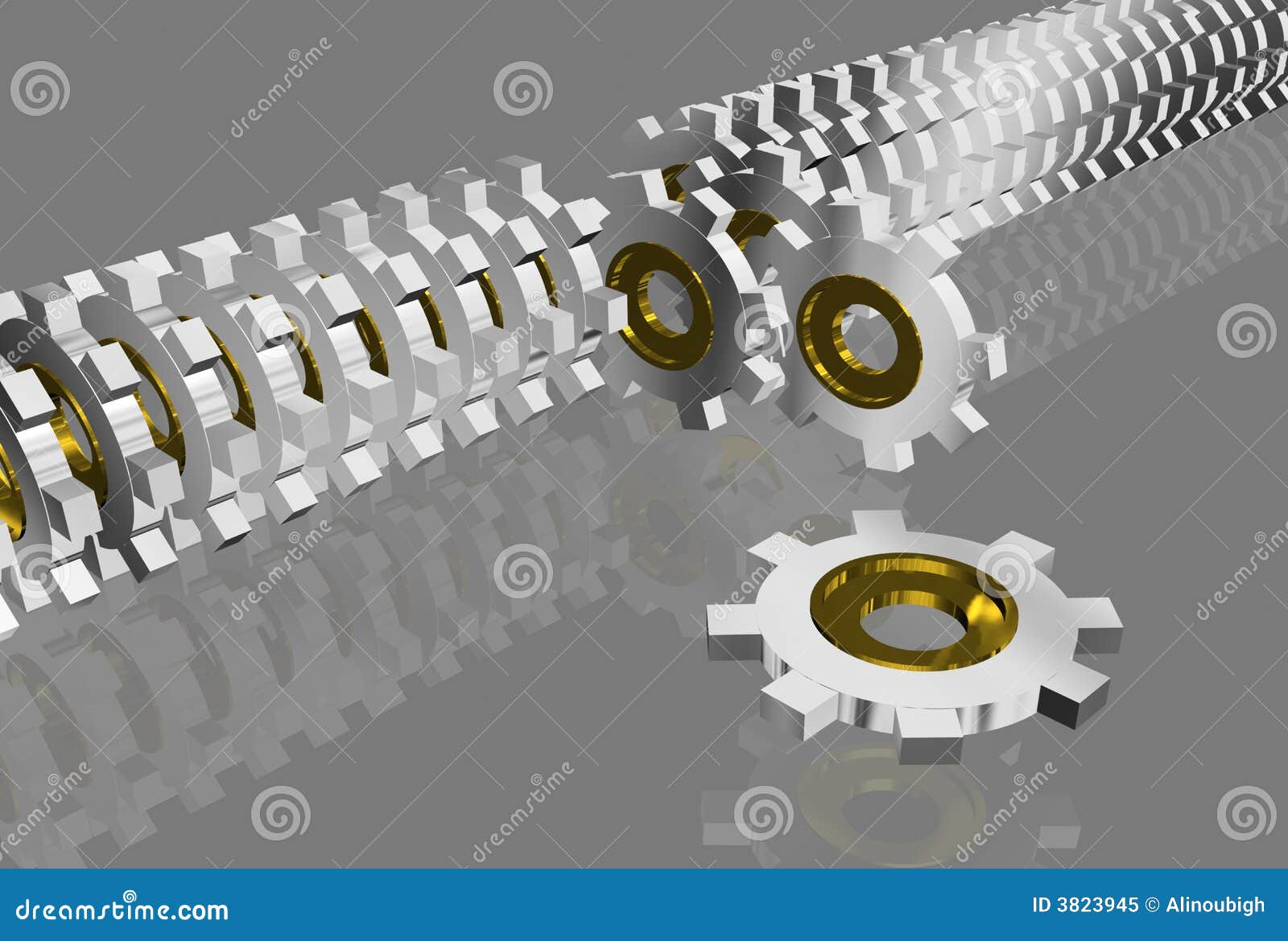 Mechanical stock illustration. Illustration of invent - 3823945