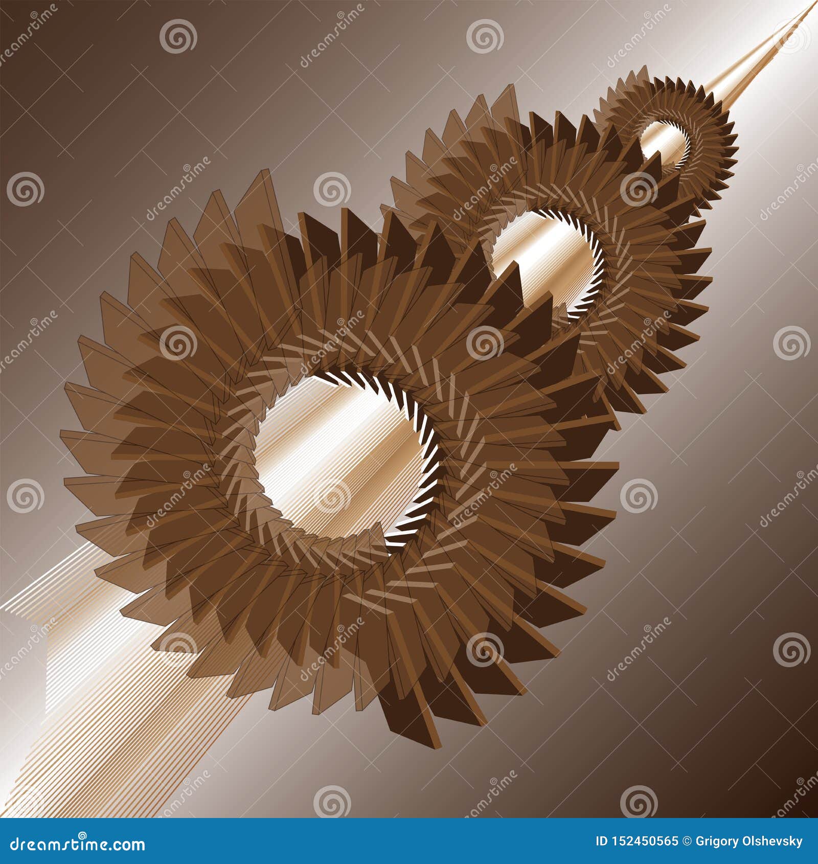 Mechanical Abstract Background. Stylized Images of Gears Stock Vector ...