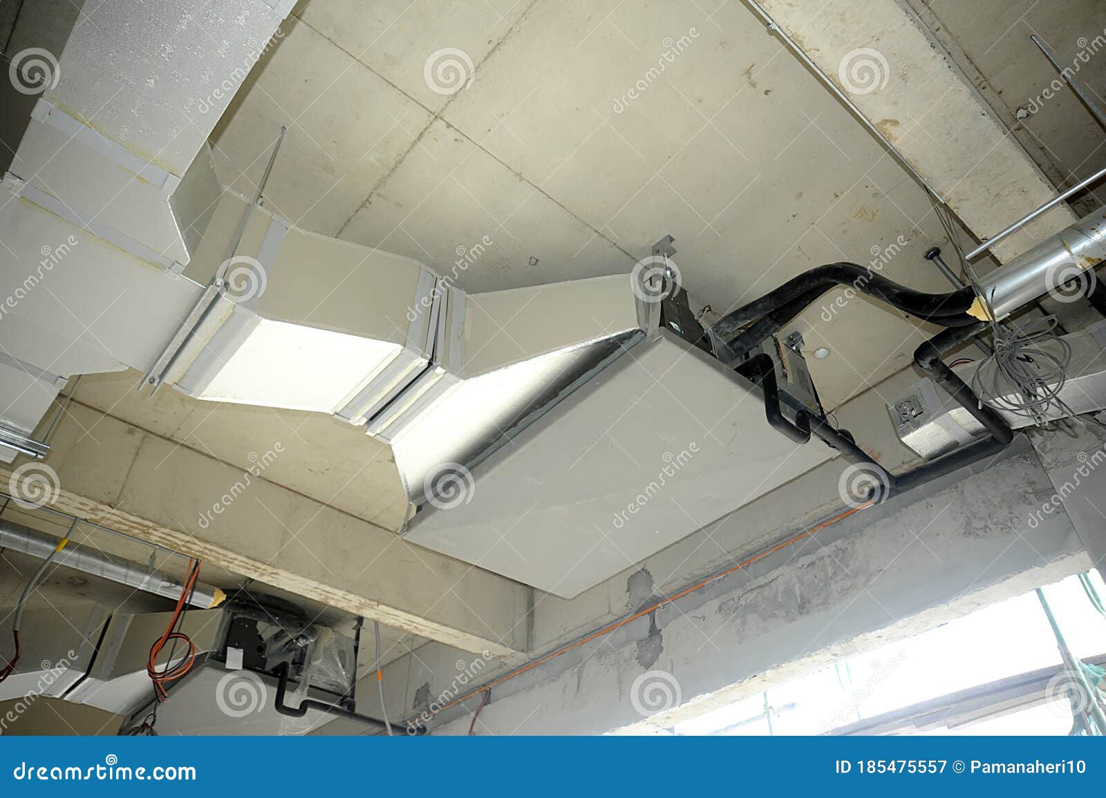 Mechanical Air Conditioning System Diffuser Outlet Stock Image - Image ...