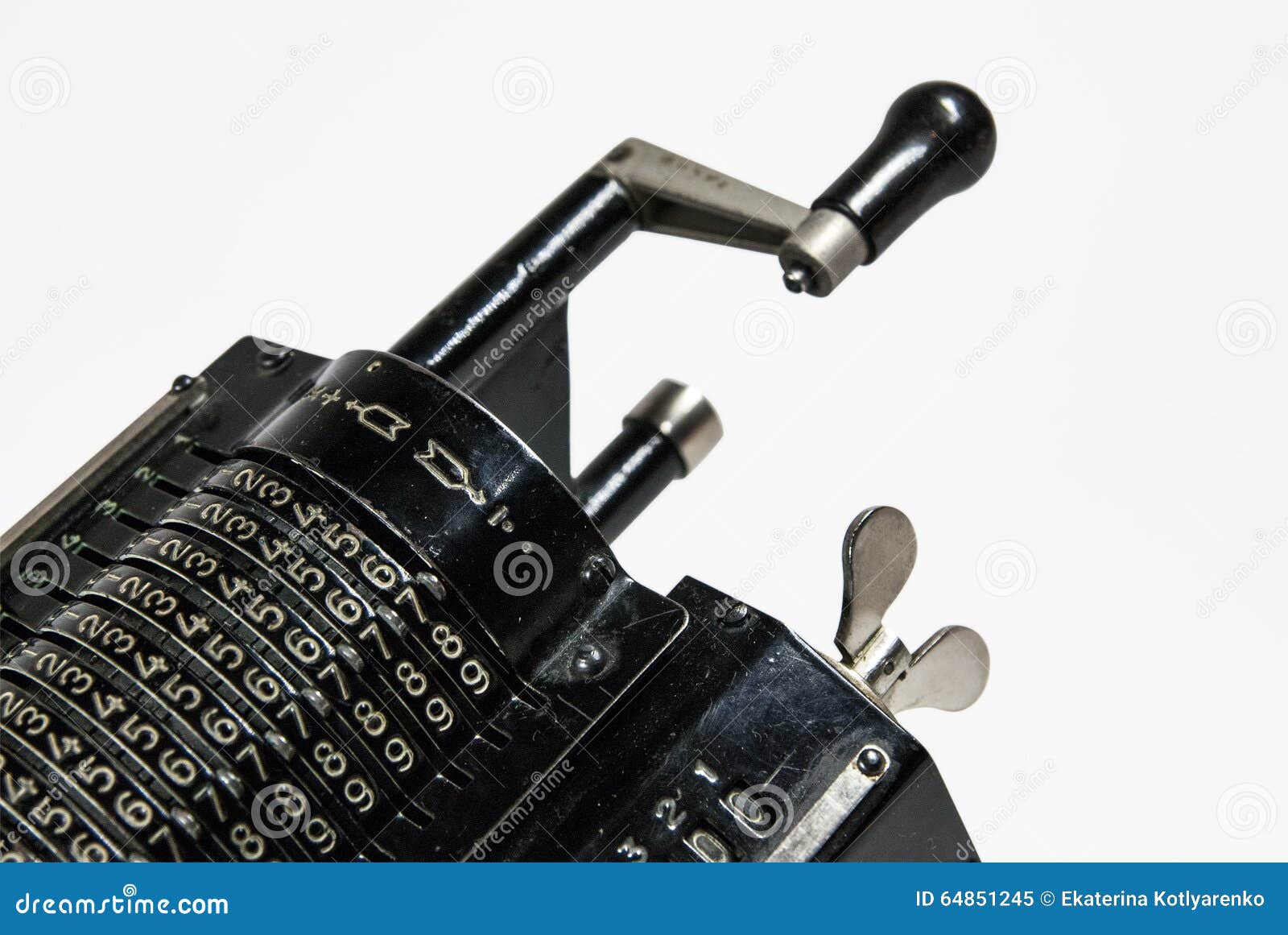 Mechanical Arithmometer - Calculator Made in USSR Stock Image - Image ...