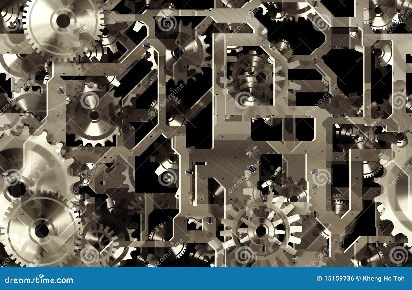 Mechanical Background stock illustration. Illustration of gears - 15159736