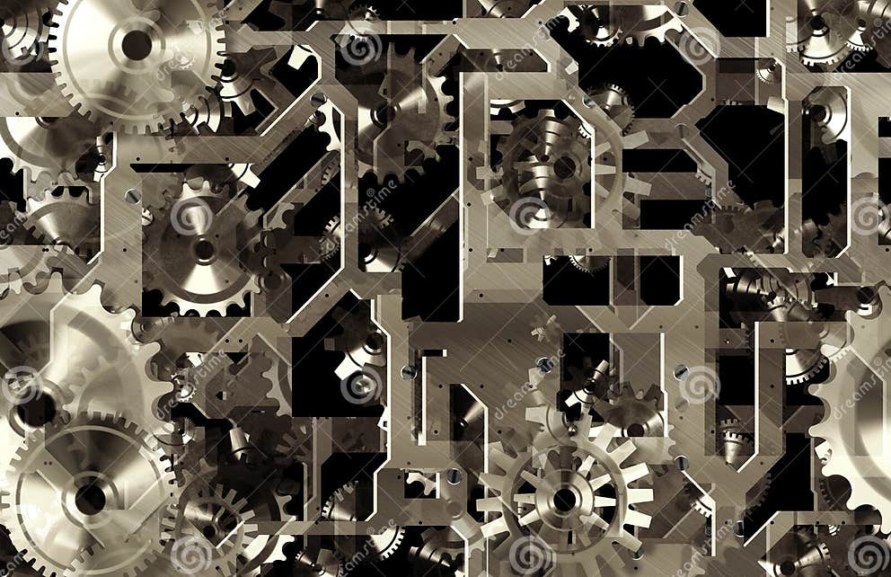 Mechanical Background stock illustration. Illustration of gears - 15159736