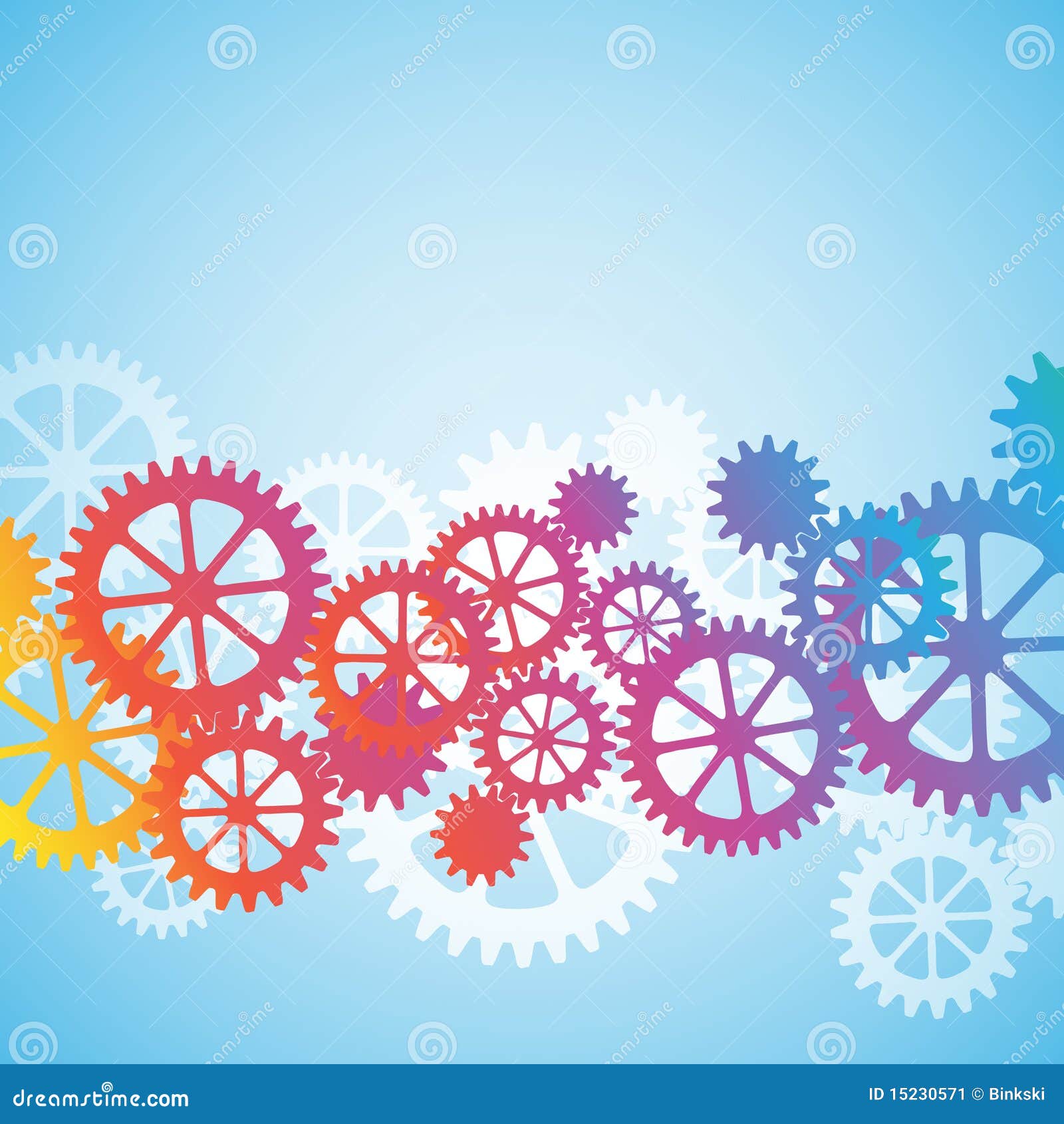 Mechanical Background Cartoon Vector | CartoonDealer.com #15230571