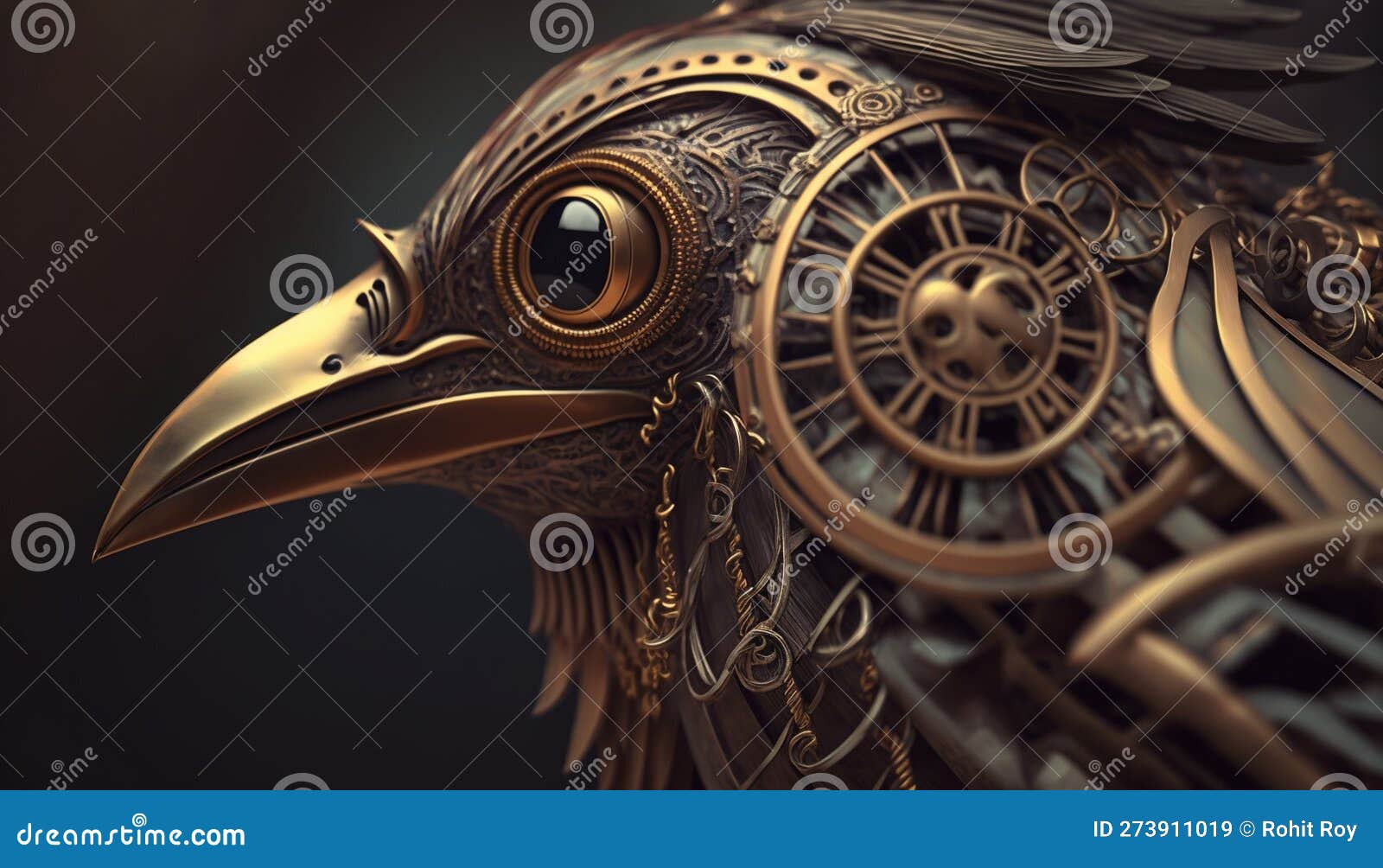 A mechanical bird kinetic stock illustration. Illustration of ...