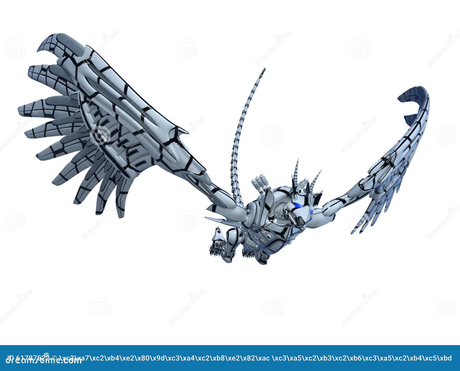 Mechanical bird monster stock illustration. Illustration of model ...