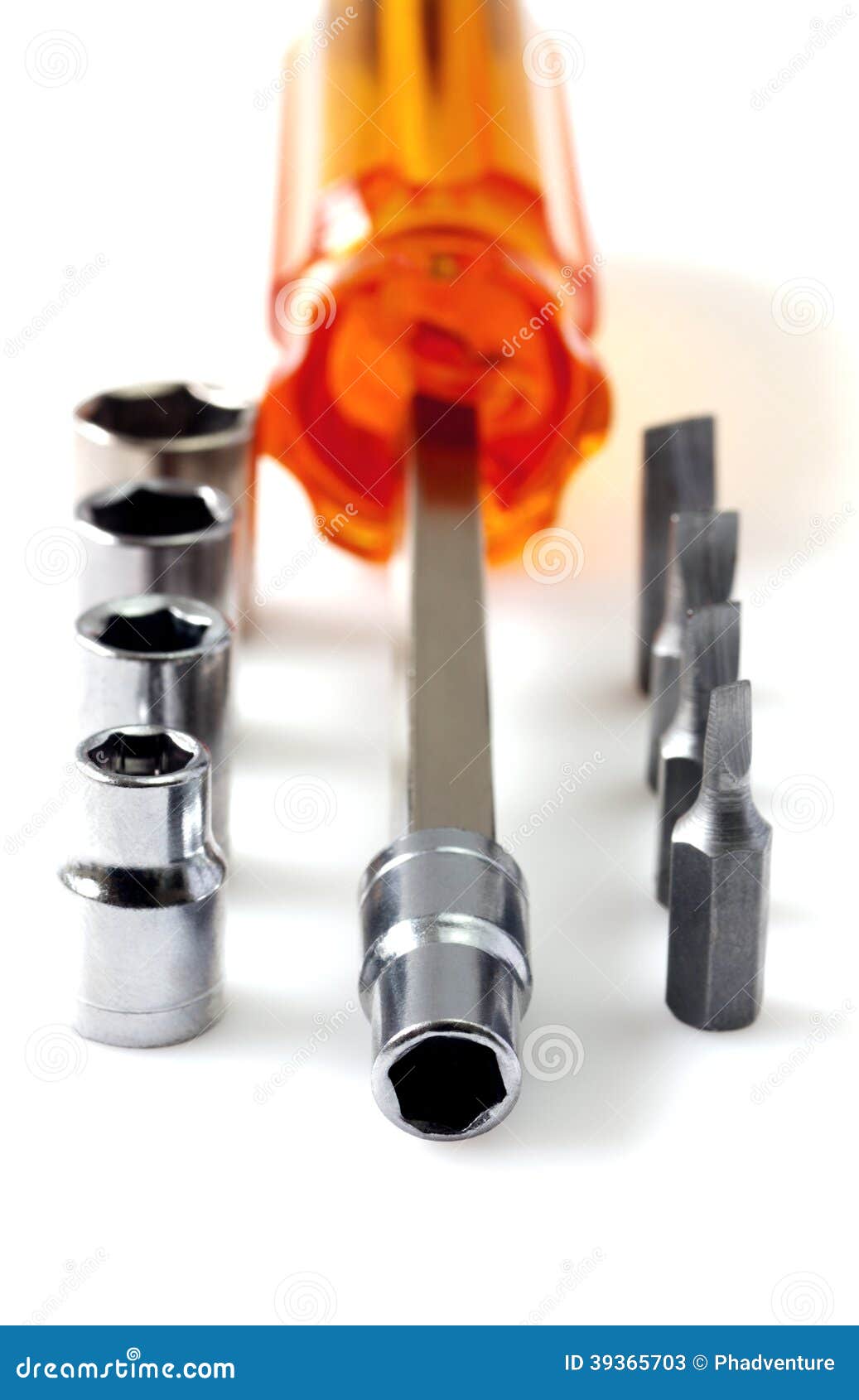 Mechanical bit tool set stock image. Image of disassemble - 39365703