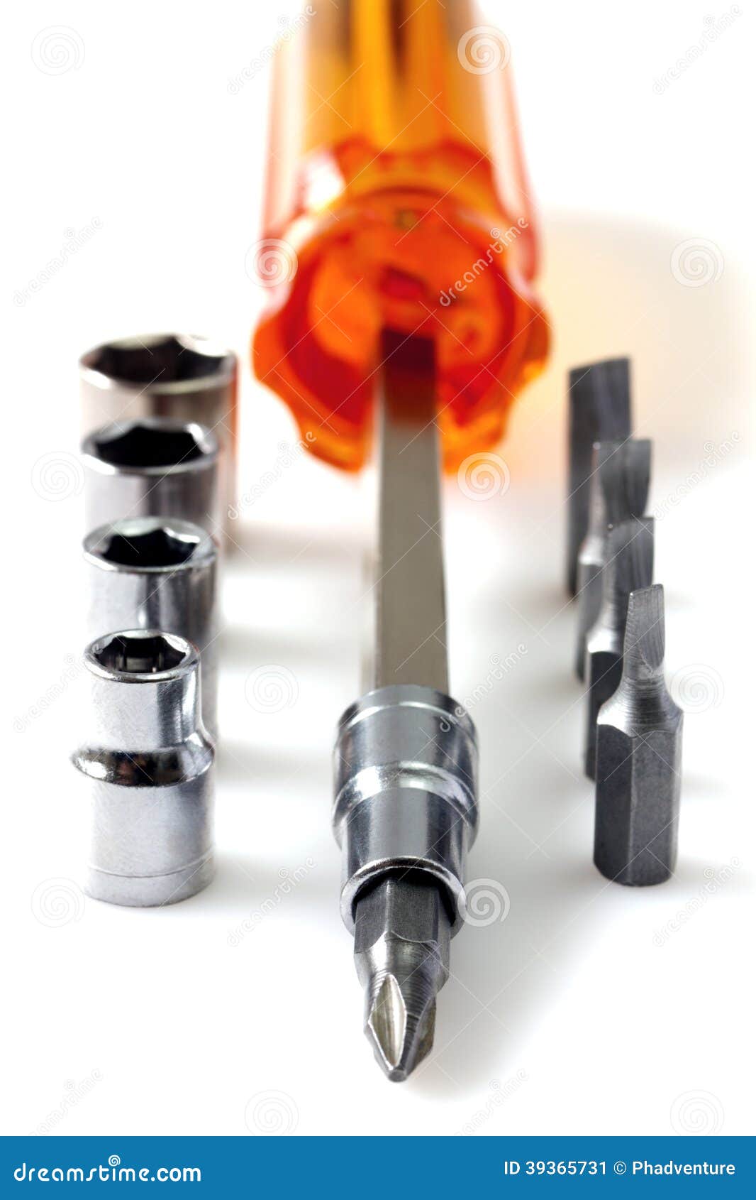 Mechanical bit tool set stock image. Image of industry - 39365731
