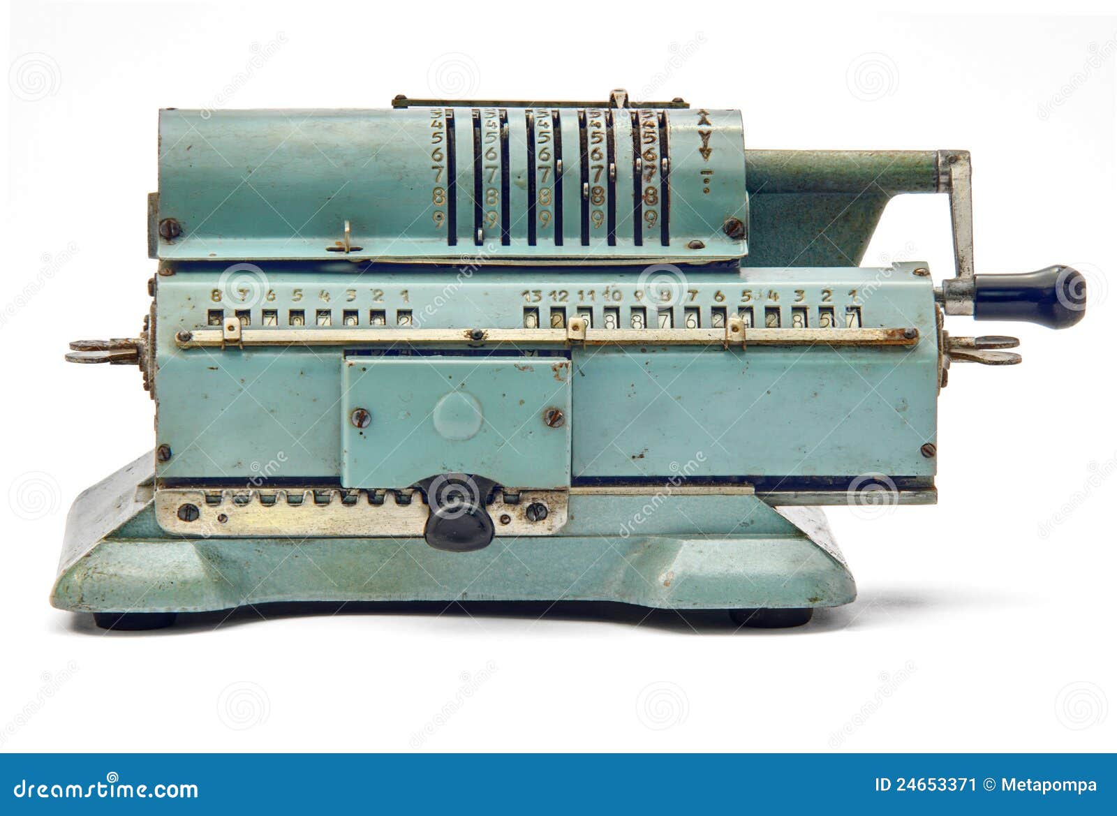 Mechanical calculator stock image. Image of accountancy - 24653371