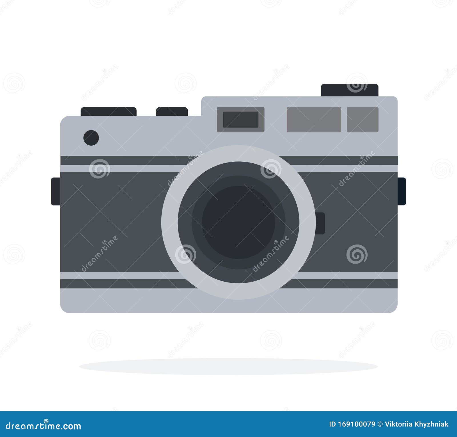Mechanical Camera Vector Flat Isolated Stock Vector - Illustration of ...