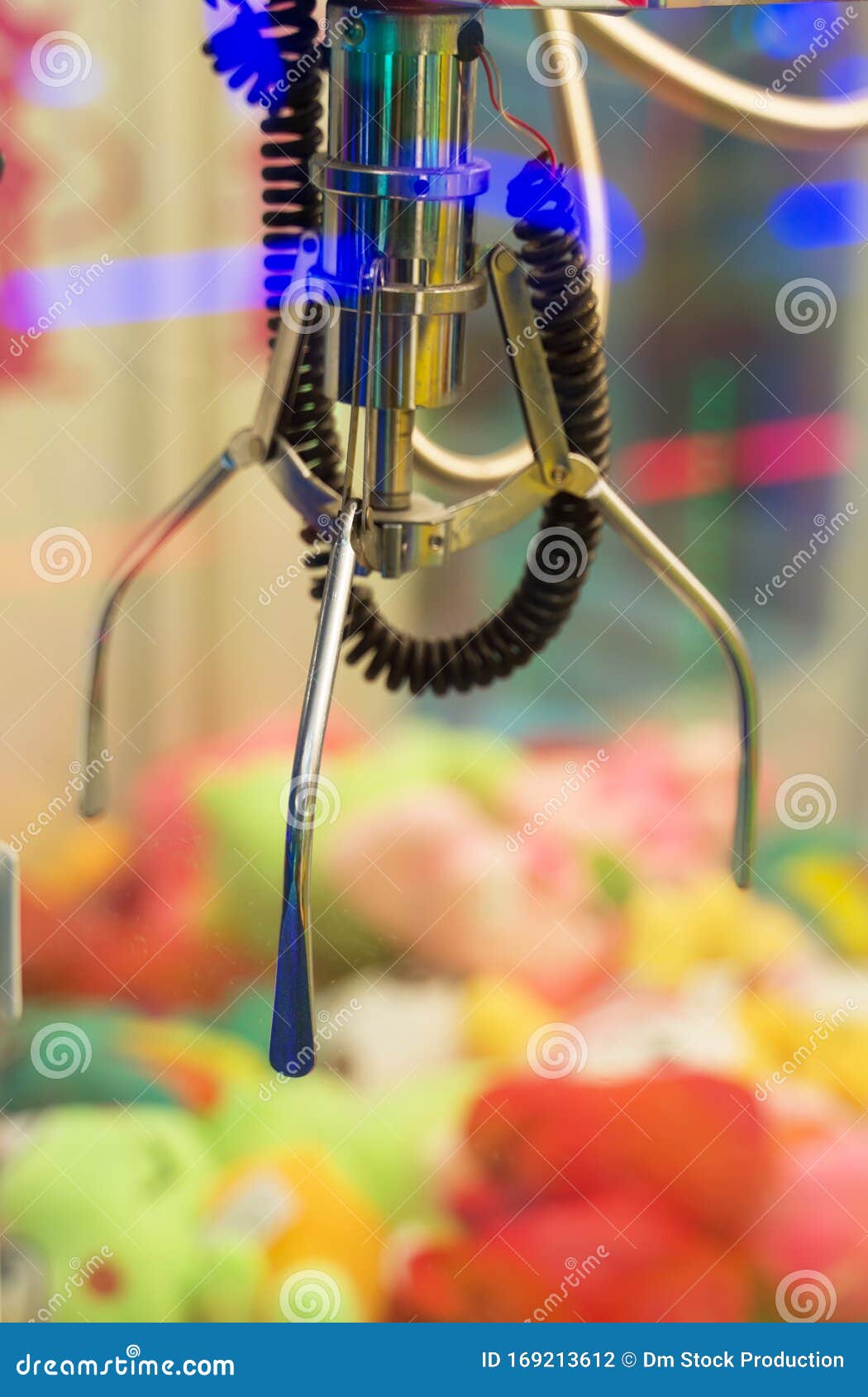 Mechanical Claw Hand Grabbing Pile Of Mixed Waste Stock Photo ...