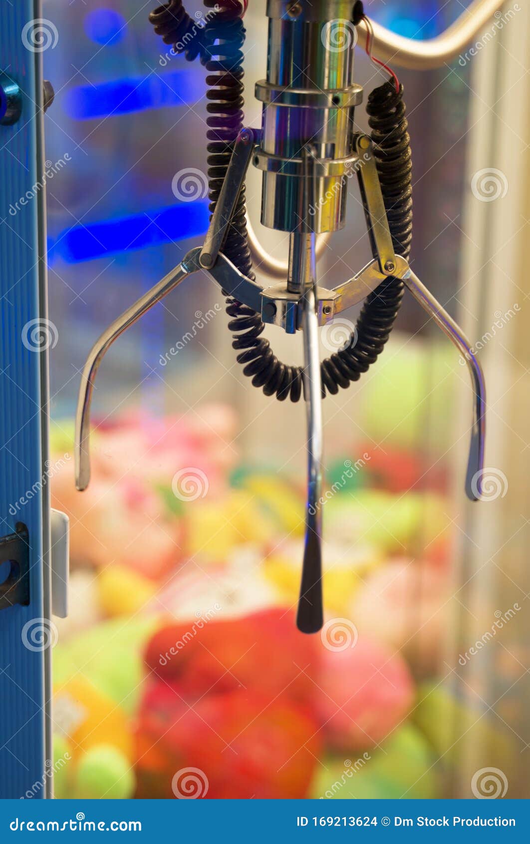 Mechanical Claw Game Machine. Stock Photo - Image of game, ability ...