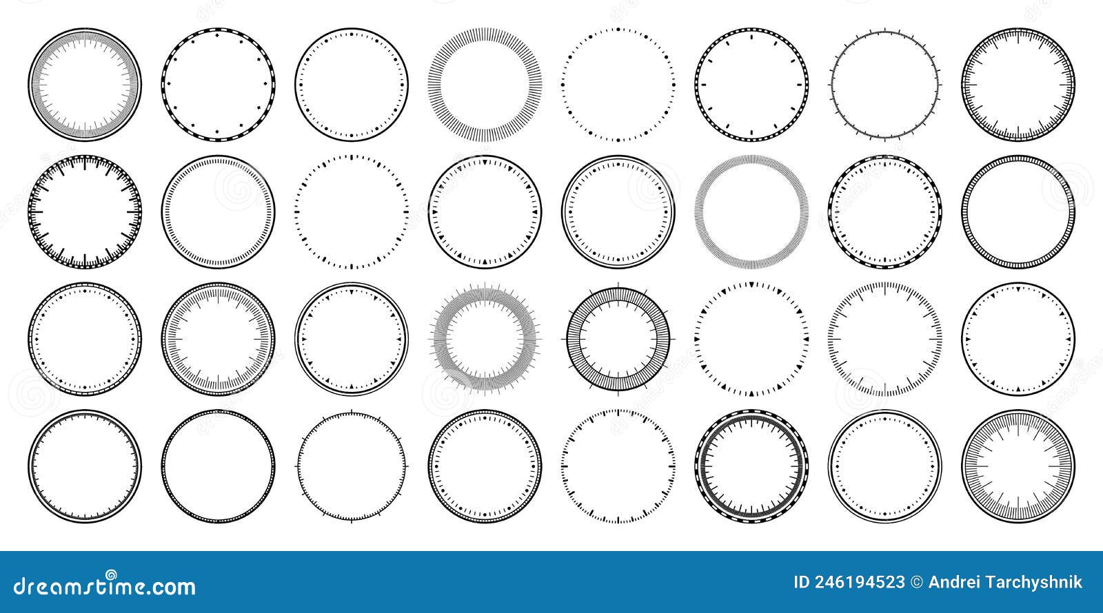 Measuring Circle Scale. Level Indicator, Measurement Acceleration ...