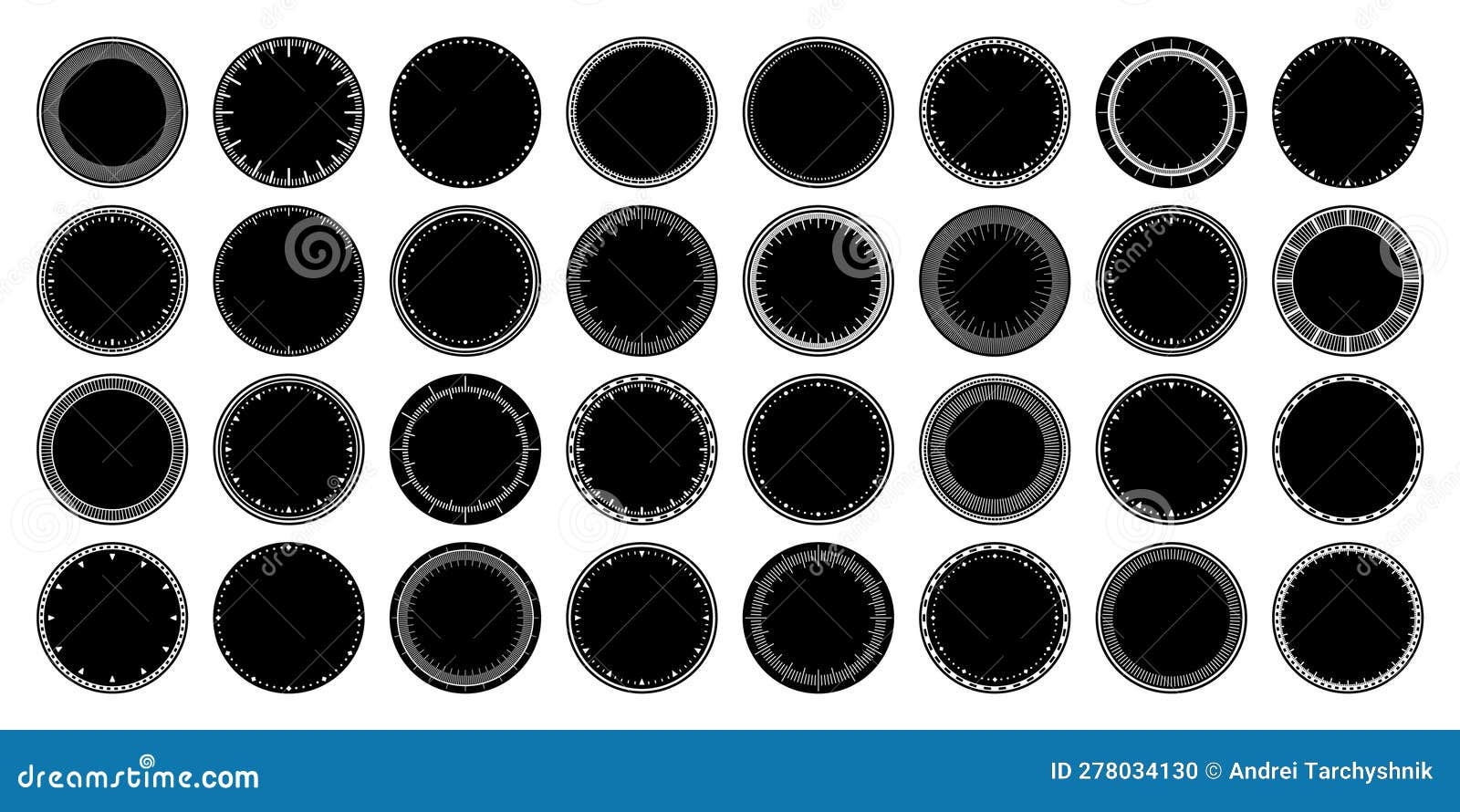 Measuring Circle Scale. Level Indicator, Measurement Acceleration ...