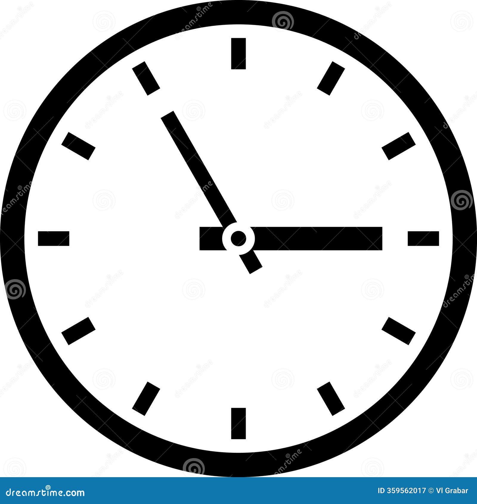 Mechanical Clock Icon. Time Symbol. Clock Time Sign Icon Mechanical ...