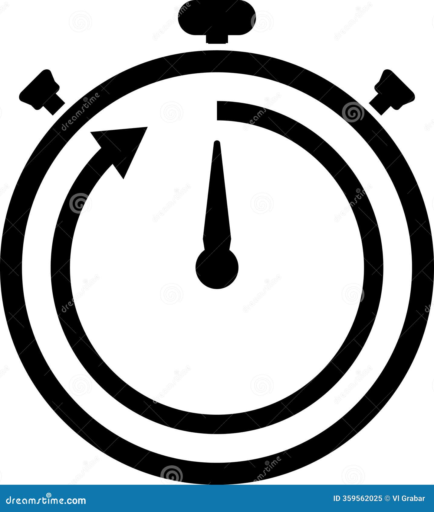 Mechanical Clock Icon. Time Symbol. Clock Time Sign Icon Mechanical ...
