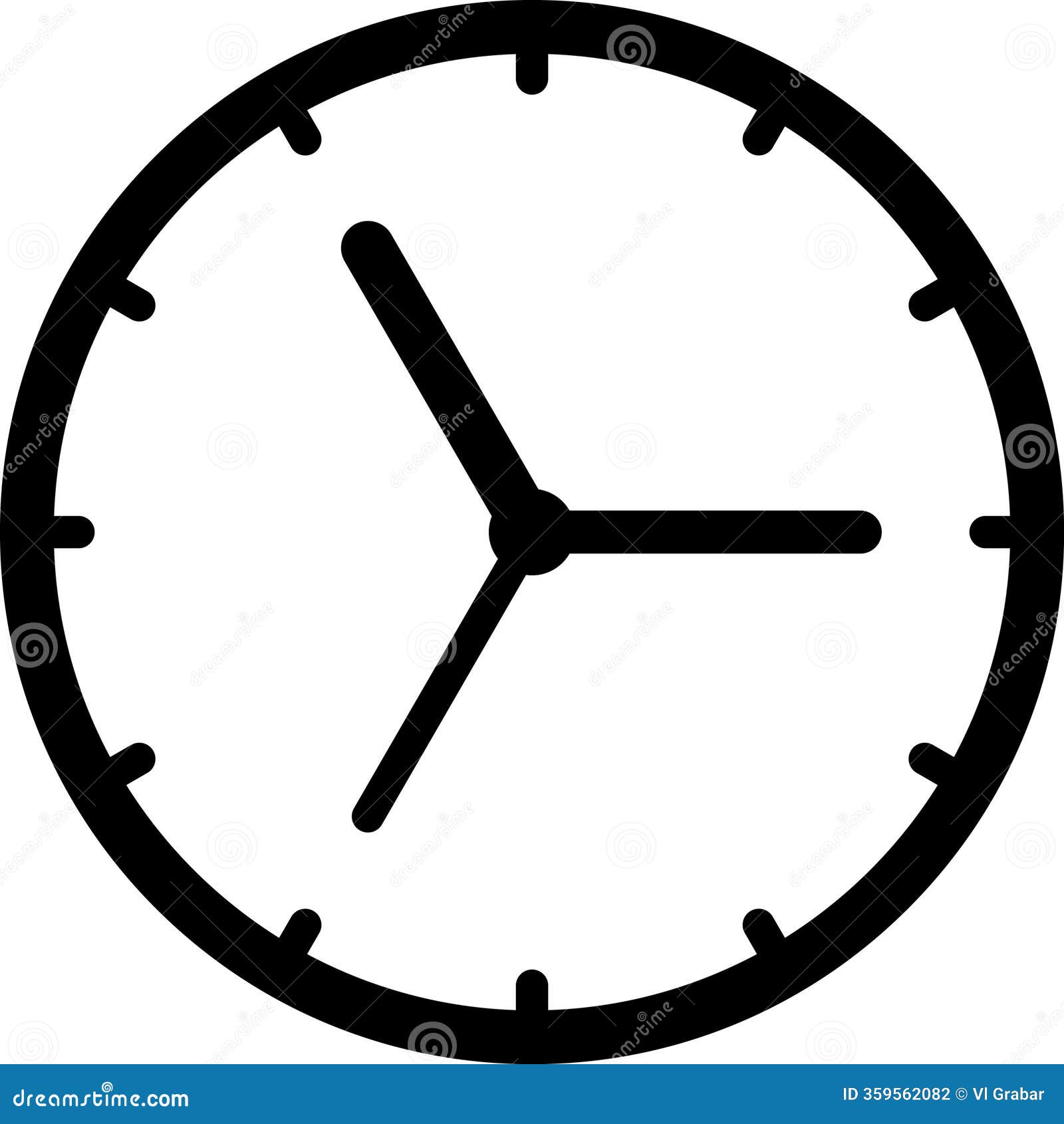 Mechanical Clock Icon. Time Symbol. Clock Time Sign Icon Mechanical ...