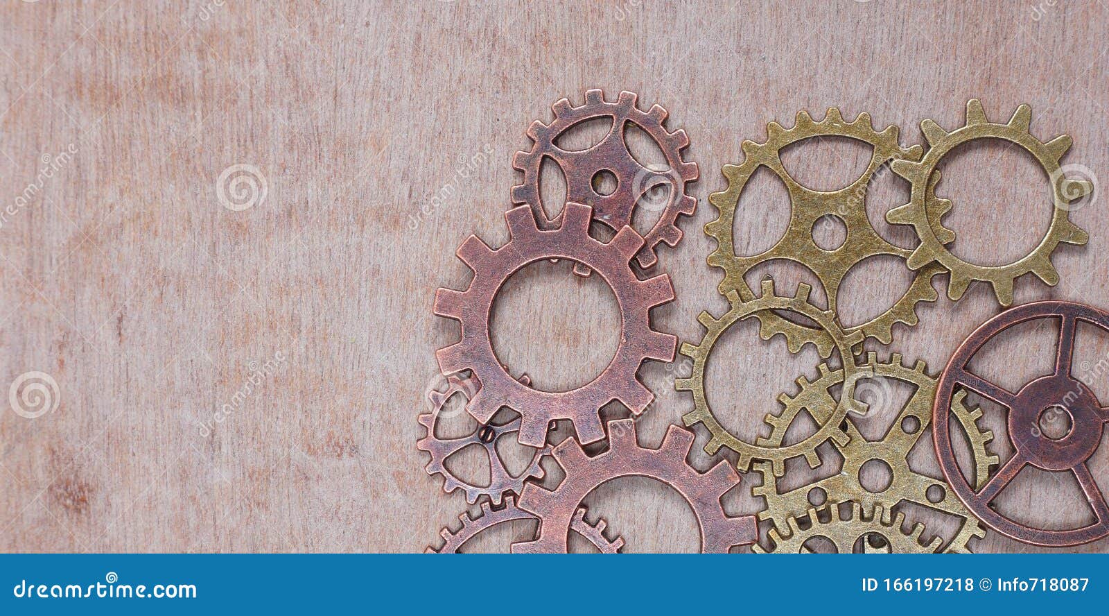 Mechanical Collage Made Of Gears Stock Photo | CartoonDealer.com #94032210