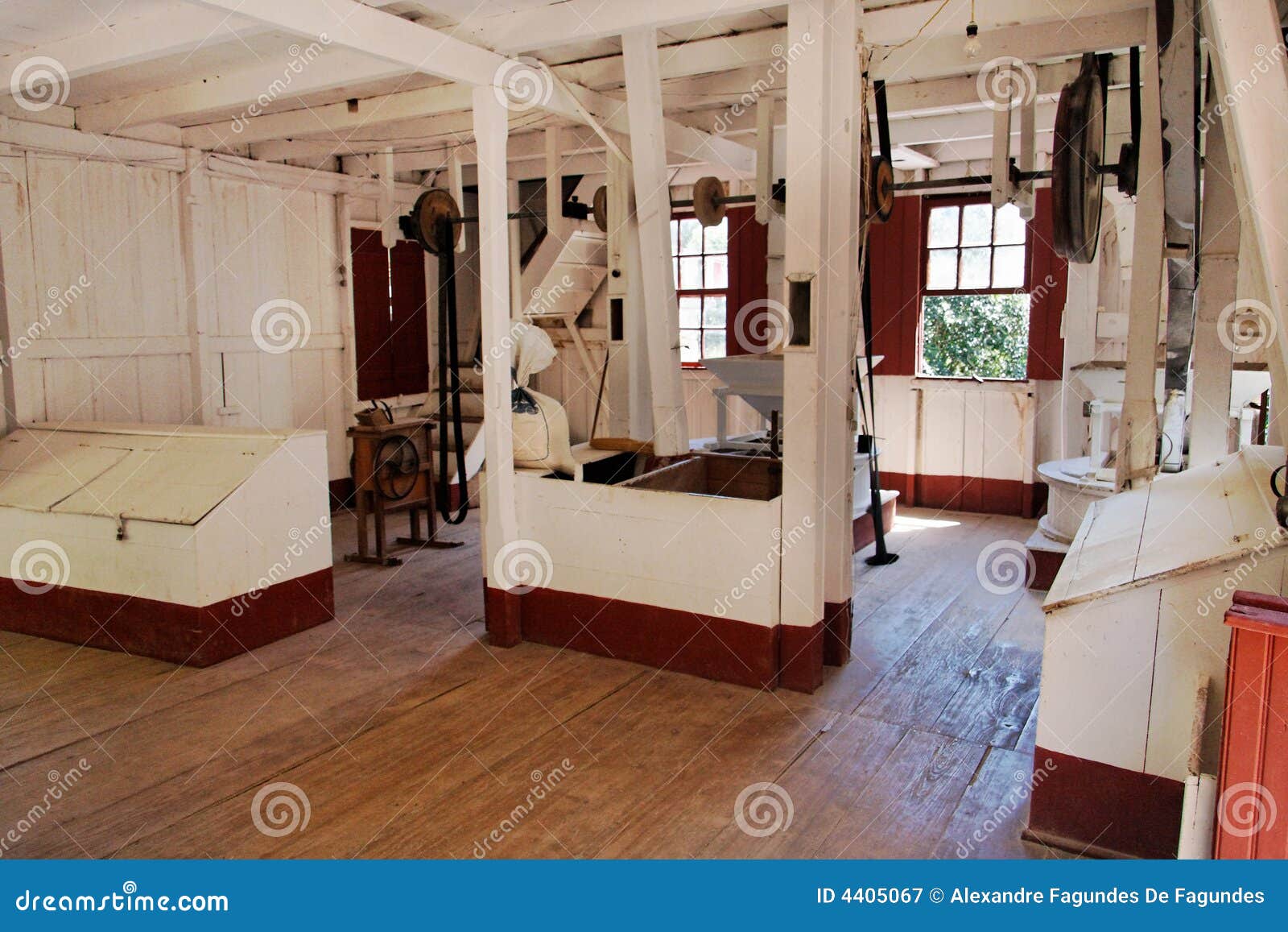 Mechanical Corn Mill stock image. Image of corn, belt - 4405067