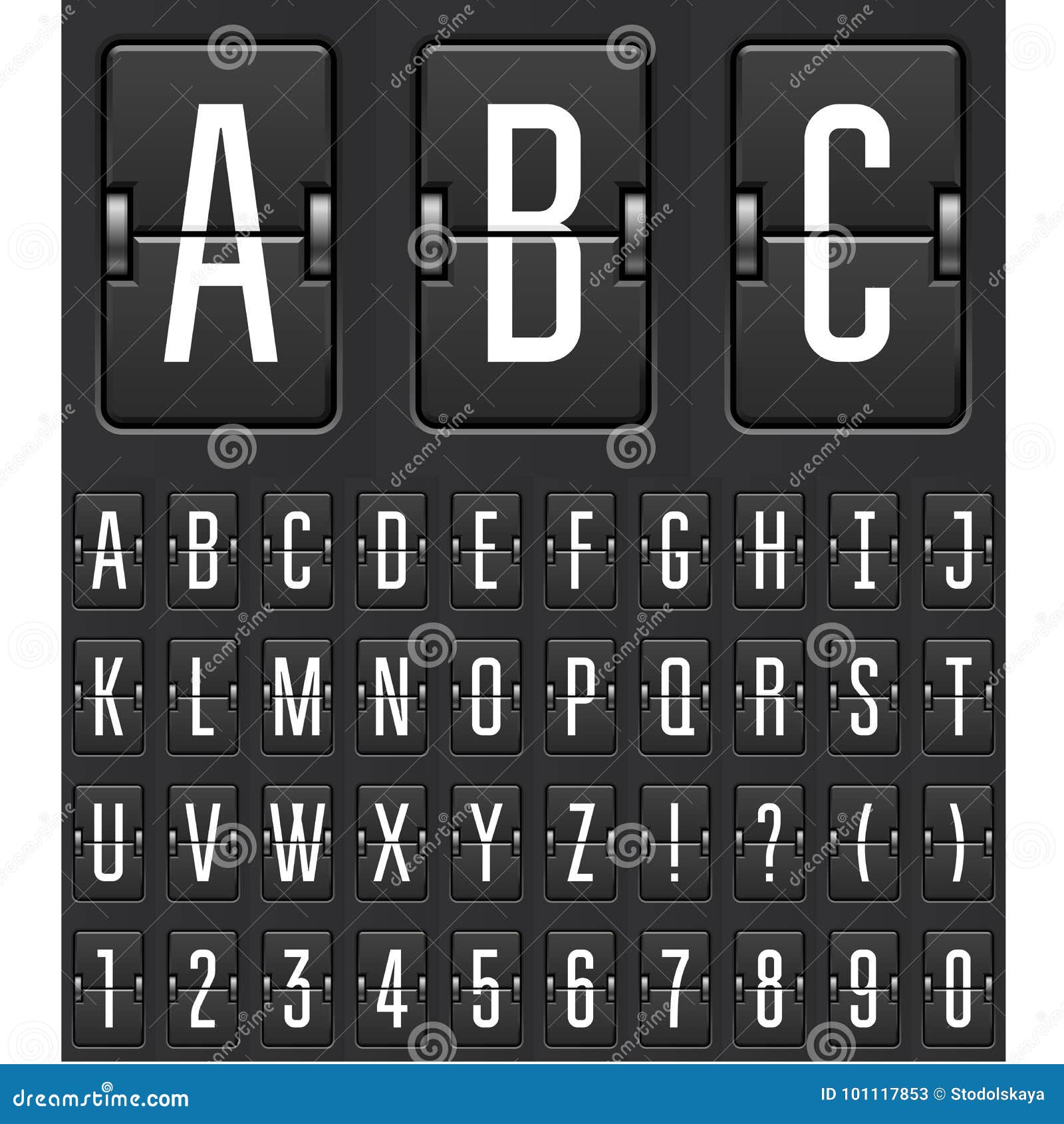 Mechanical Countdown Timer - Game Flip Scoreboard Stock Vector ... Mechanical Countdown Timer - Game Flip Scoreboard Stock Vector ...