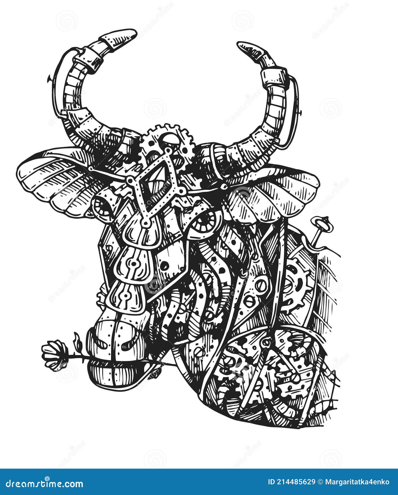 Steampunk Cow Stock Illustrations – 41 Steampunk Cow Stock ...