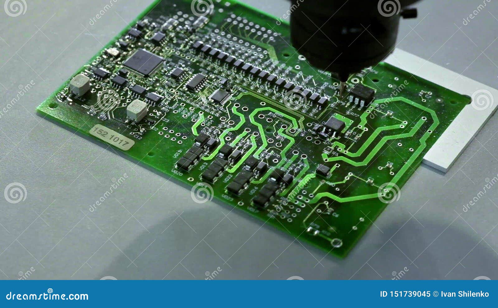 Mechanical Creation Process of Electronic Circuits. Creating an ...