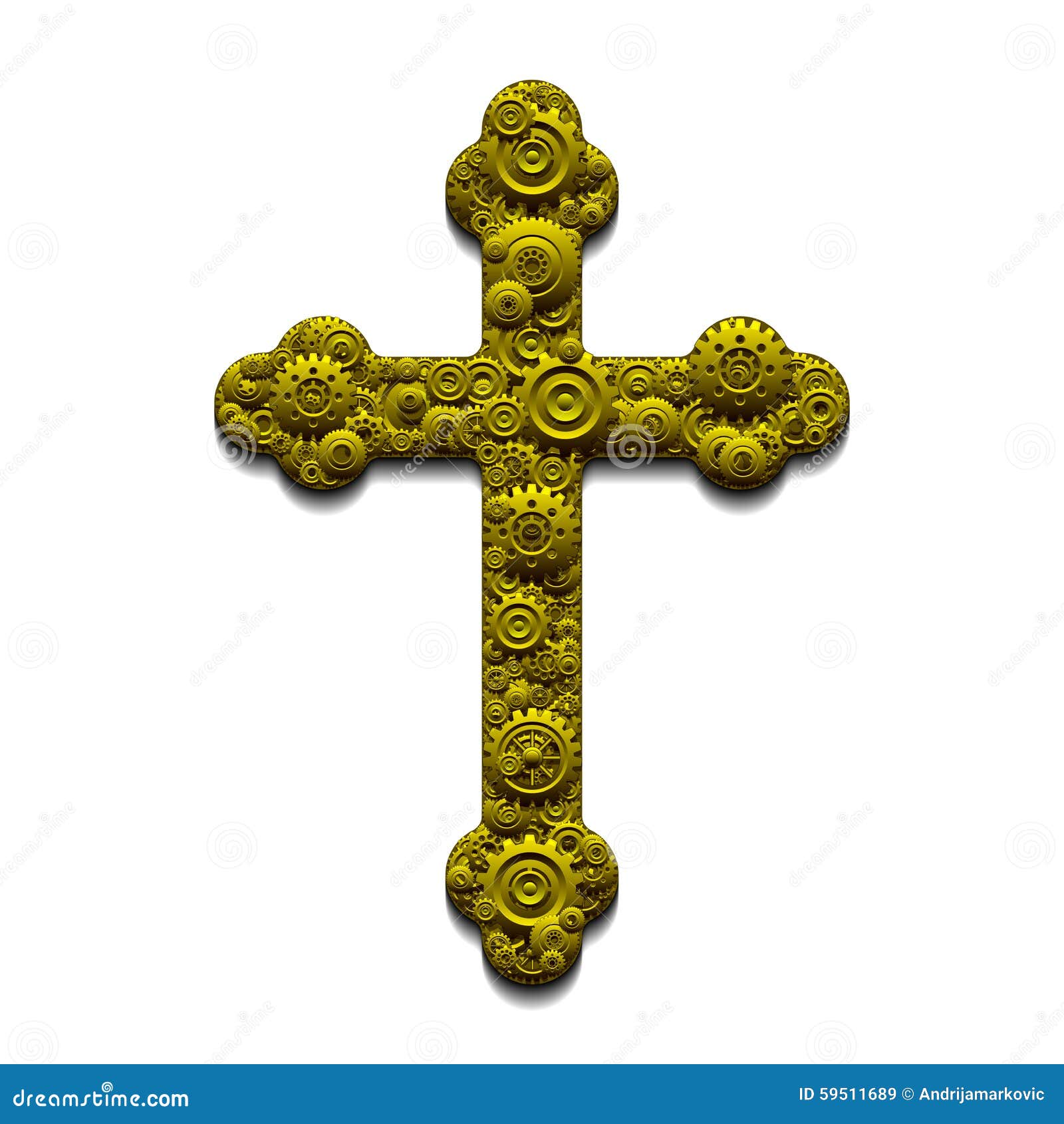 Mechanical Cross Vector Illustration | CartoonDealer.com #6603956