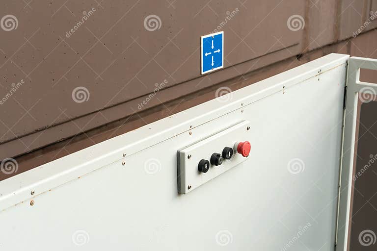 A Mechanical Device with a Remote Control and Large Buttons. Electrical ...