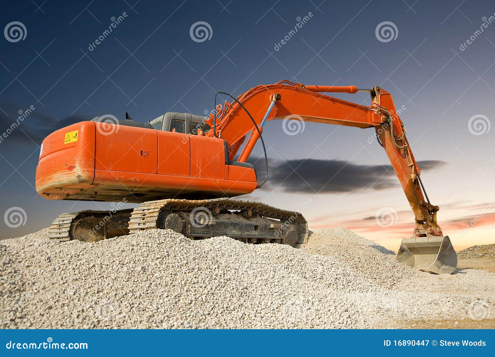 Mechanical Digger stock image. Image of scoop, building - 16890447