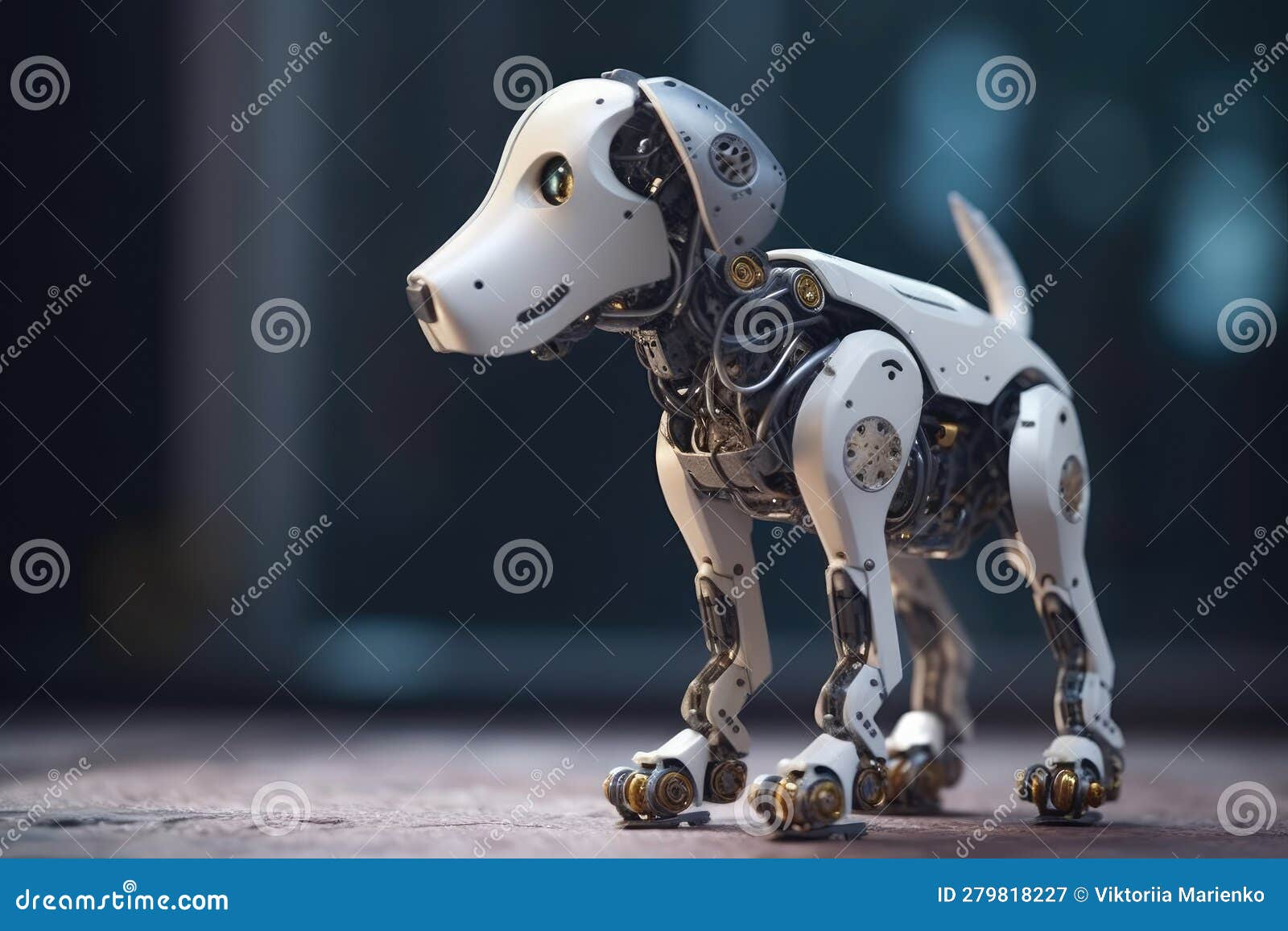 A Mechanical Dog Android. State-of-the-art Tech. the Notion of ...