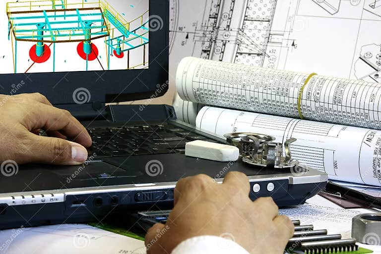 Mechanical Drafting stock image. Image of aided, concepts - 8359617