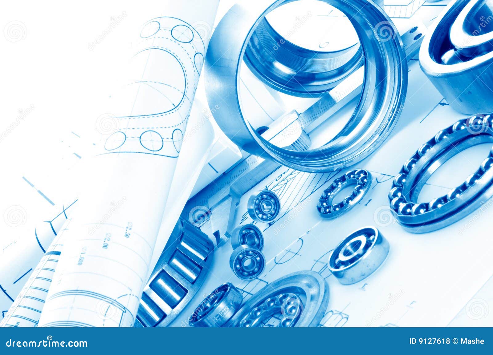 Mechanical Drawing Royalty-Free Stock Image | CartoonDealer.com #9127600