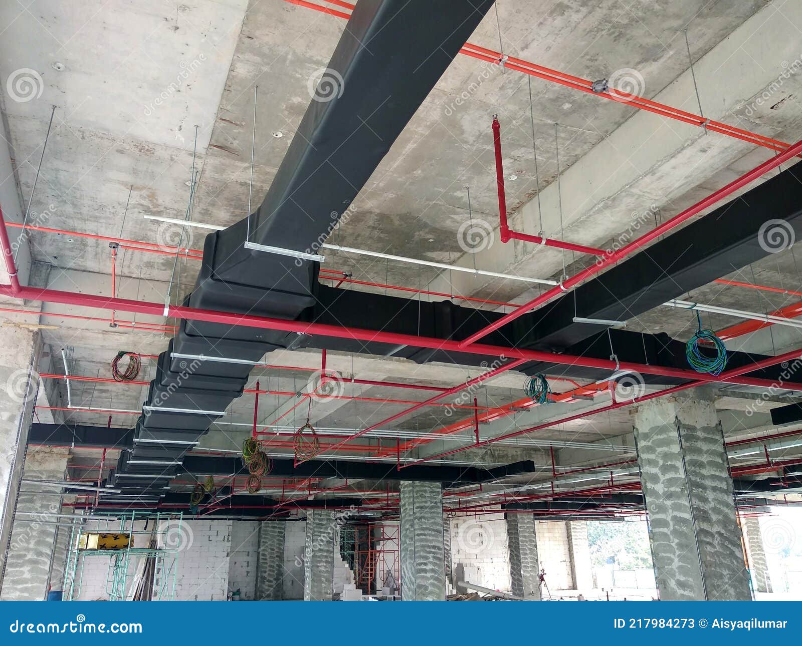 Mechanical and Electrical Services Above Ceiling Level Coordinated ...