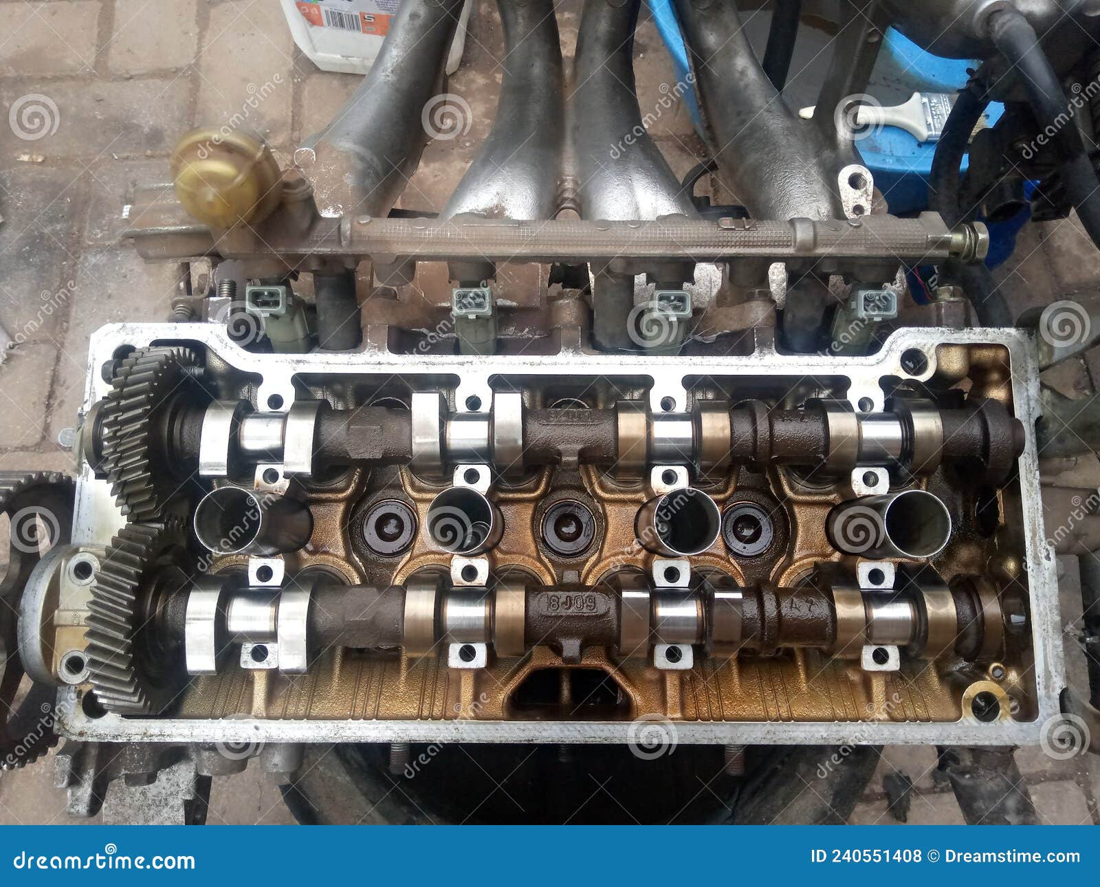 Mechanical Engine Spare Part ,this Part O Stock Photo - Image of ...