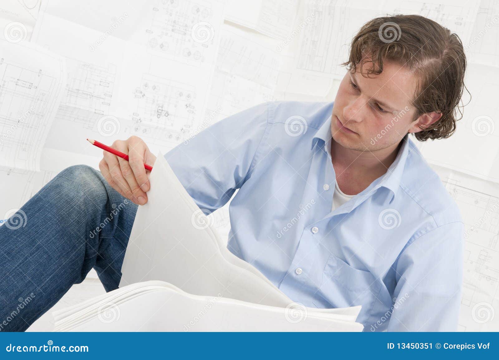 Mechanical engineer stock image. Image of concepts, manufacturing ...