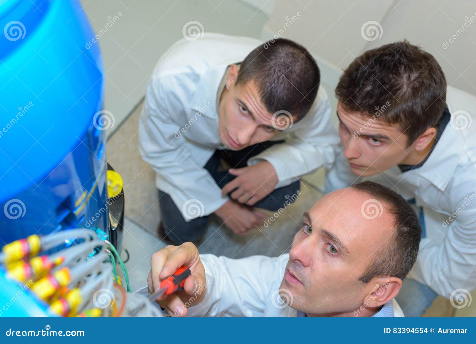Mechanical Engineer Fixing Machine Stock Photo - Image of structural ...