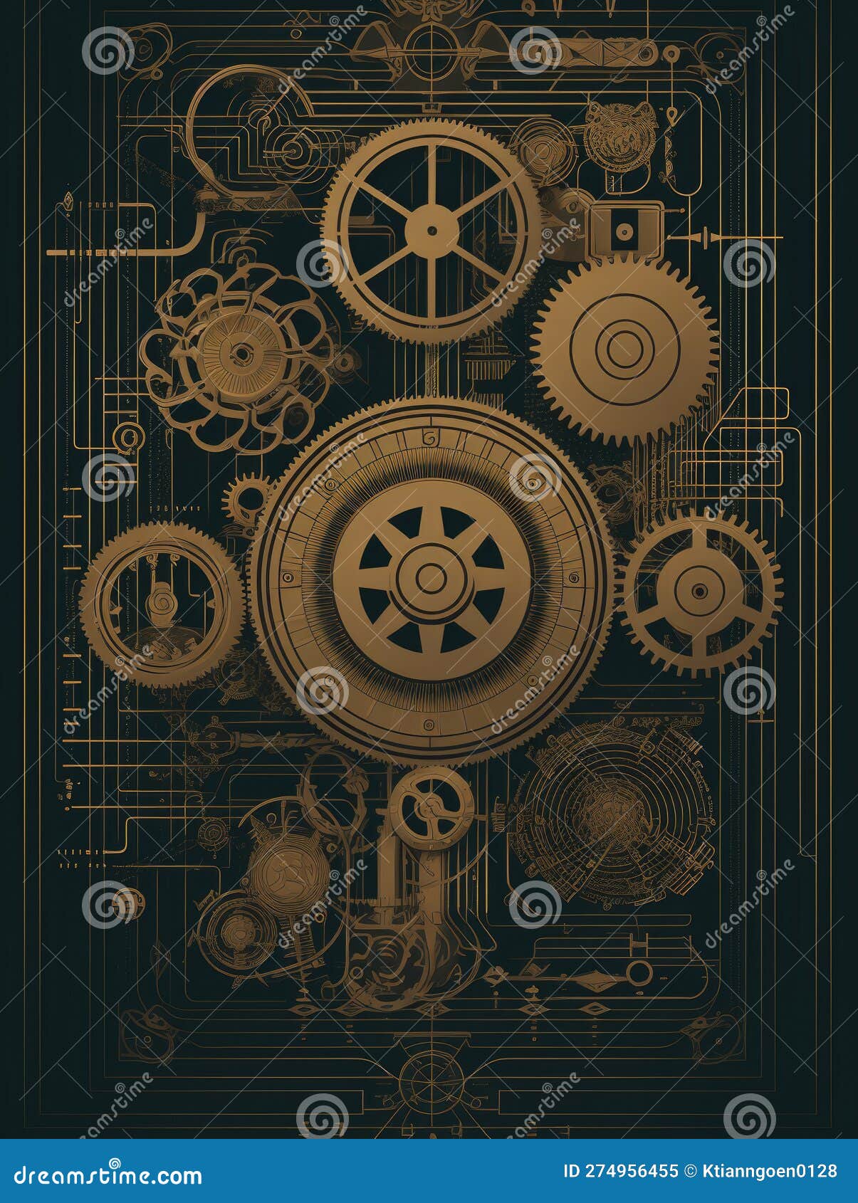 Mechatronics Flat Landing Page Website Template. Engineering ...